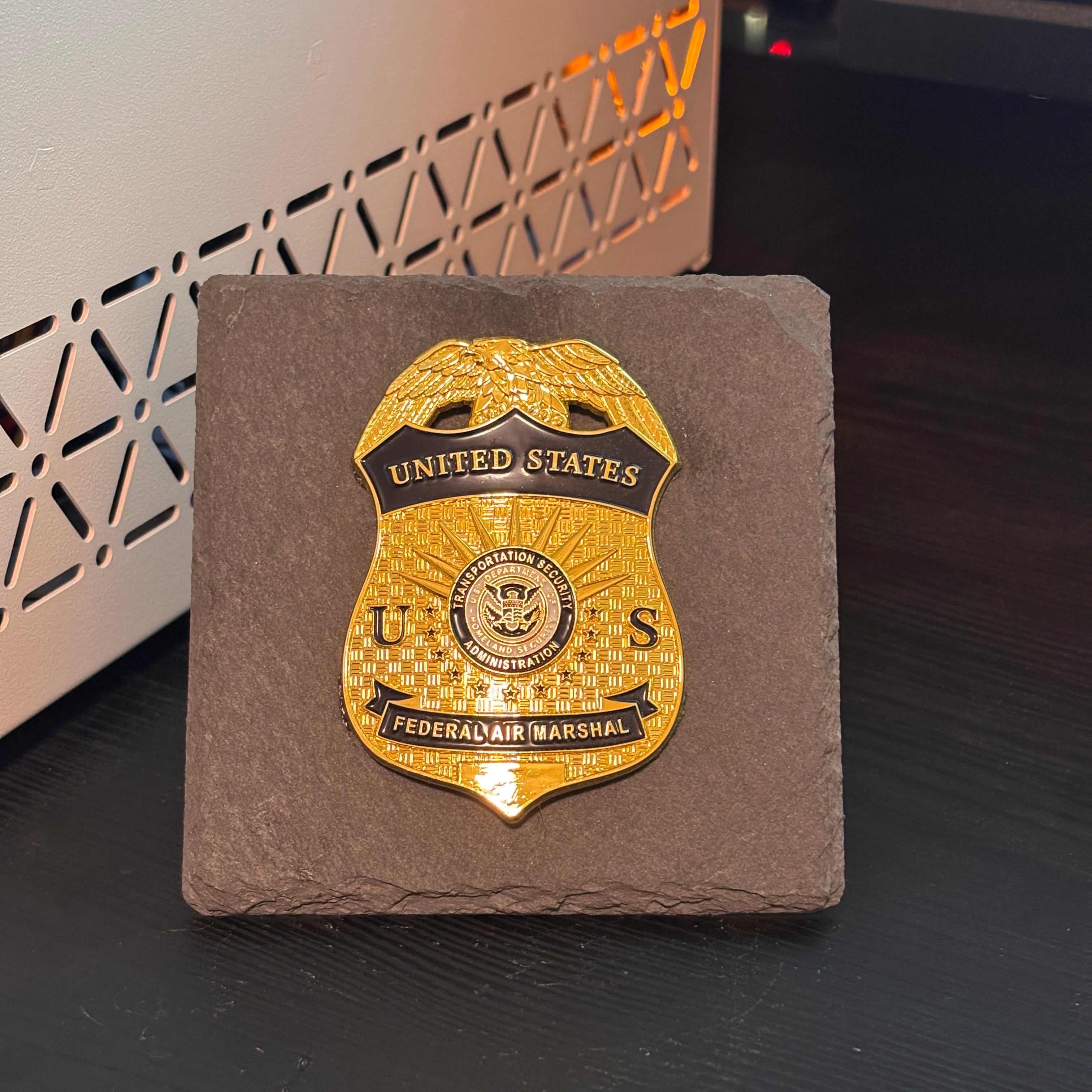 US DHS TSA FAM Federal Air Marshal Badge Plaques Law Enforcement Award ...