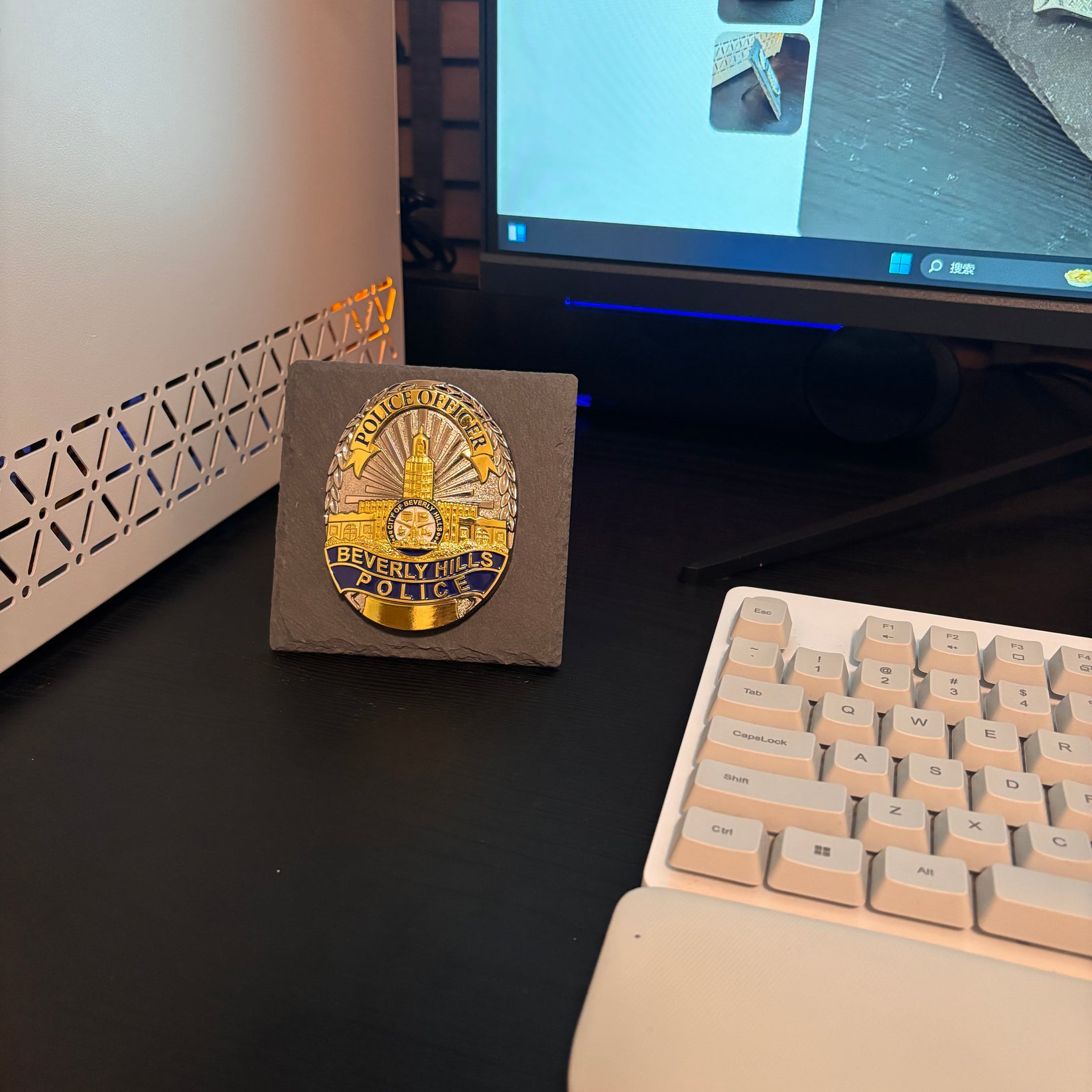 Beverly hills police badge Desk Decor,Law Enforcement Award & Recognit ...