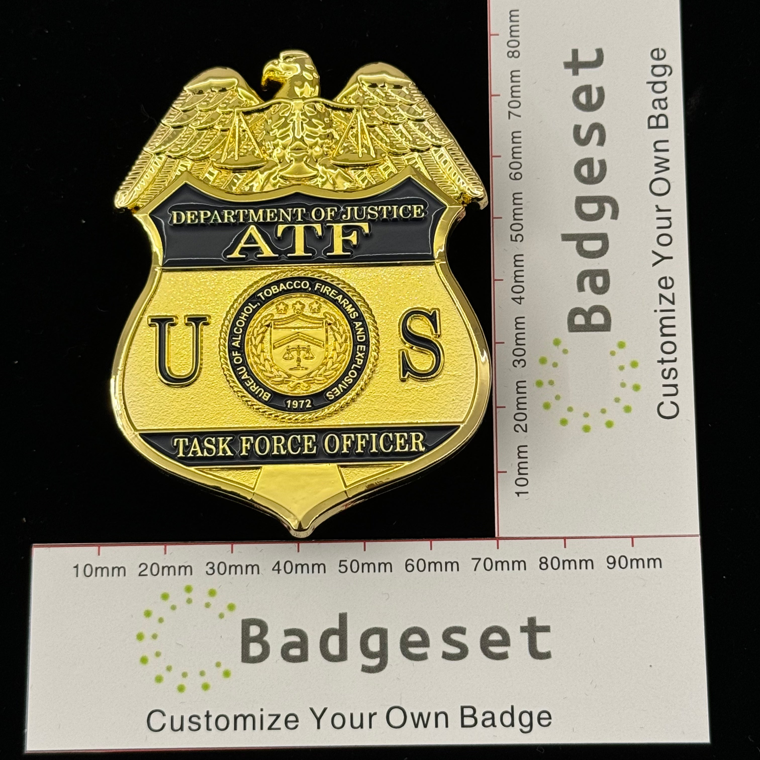 US ATF TFO Badge Replica Movie Prop – Badgesets