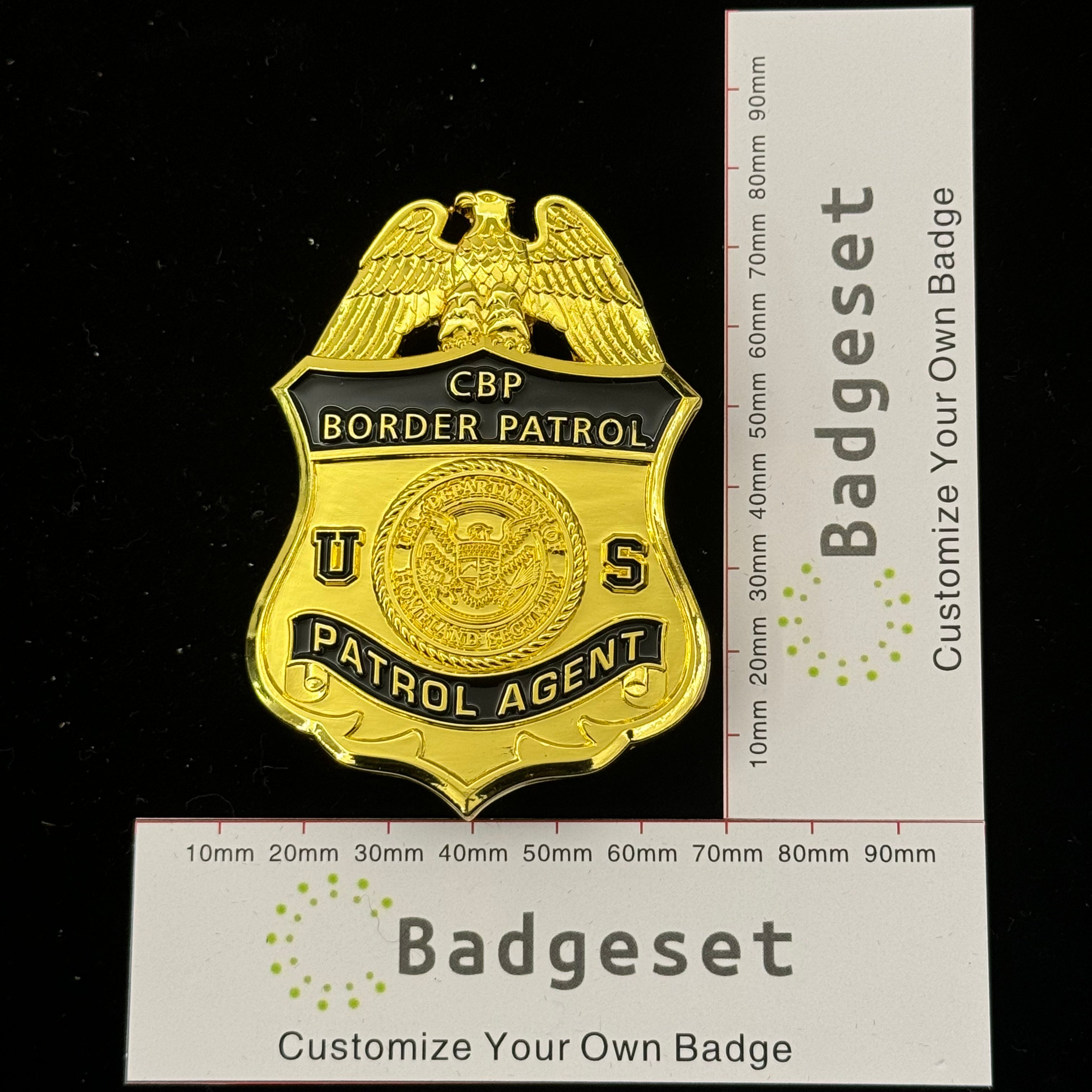 CBP Border Patrol Agent BADGE Replica Movie Props – Badgesets