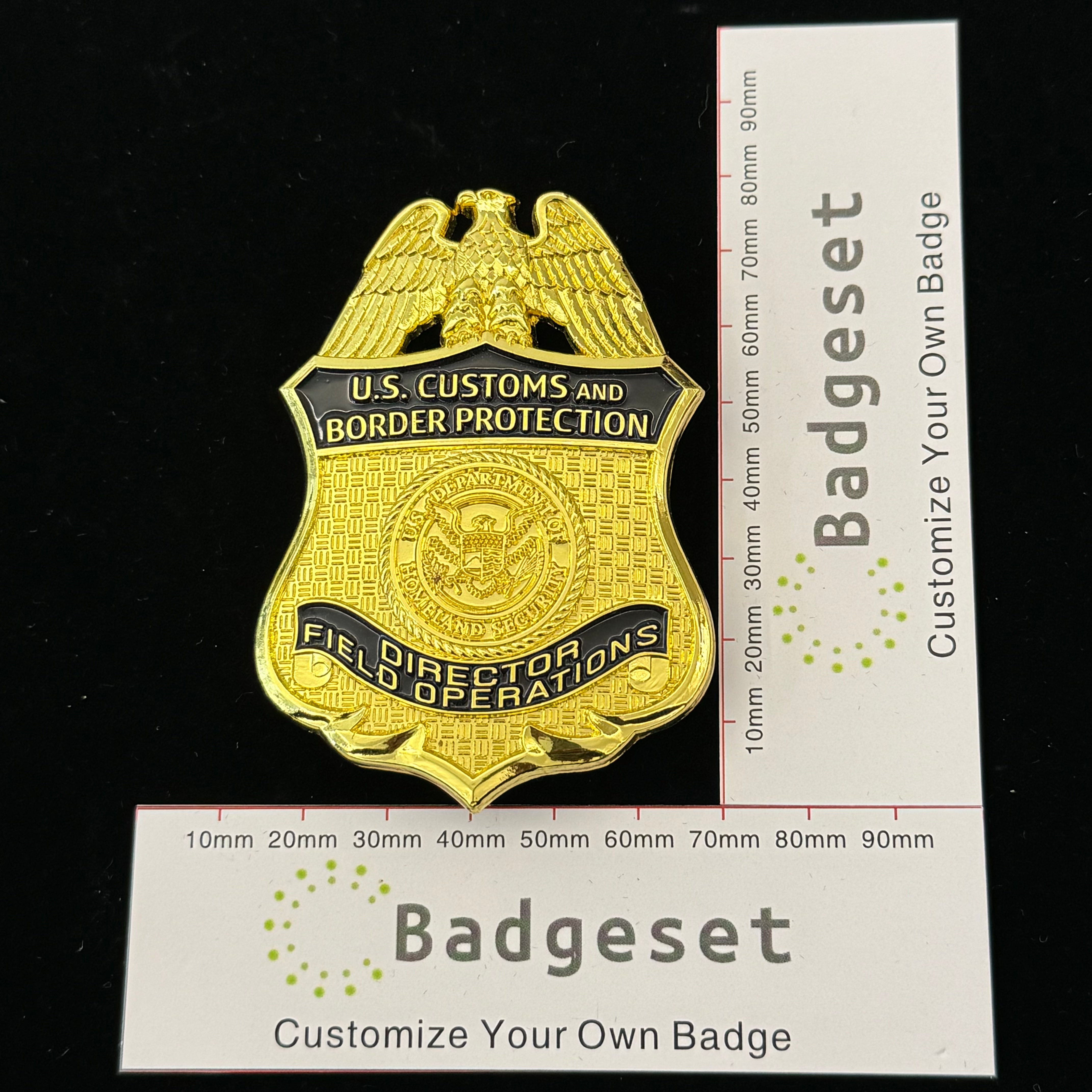 US CBP DFO Director Field Operations Badge Replica Movie Props – Badgesets
