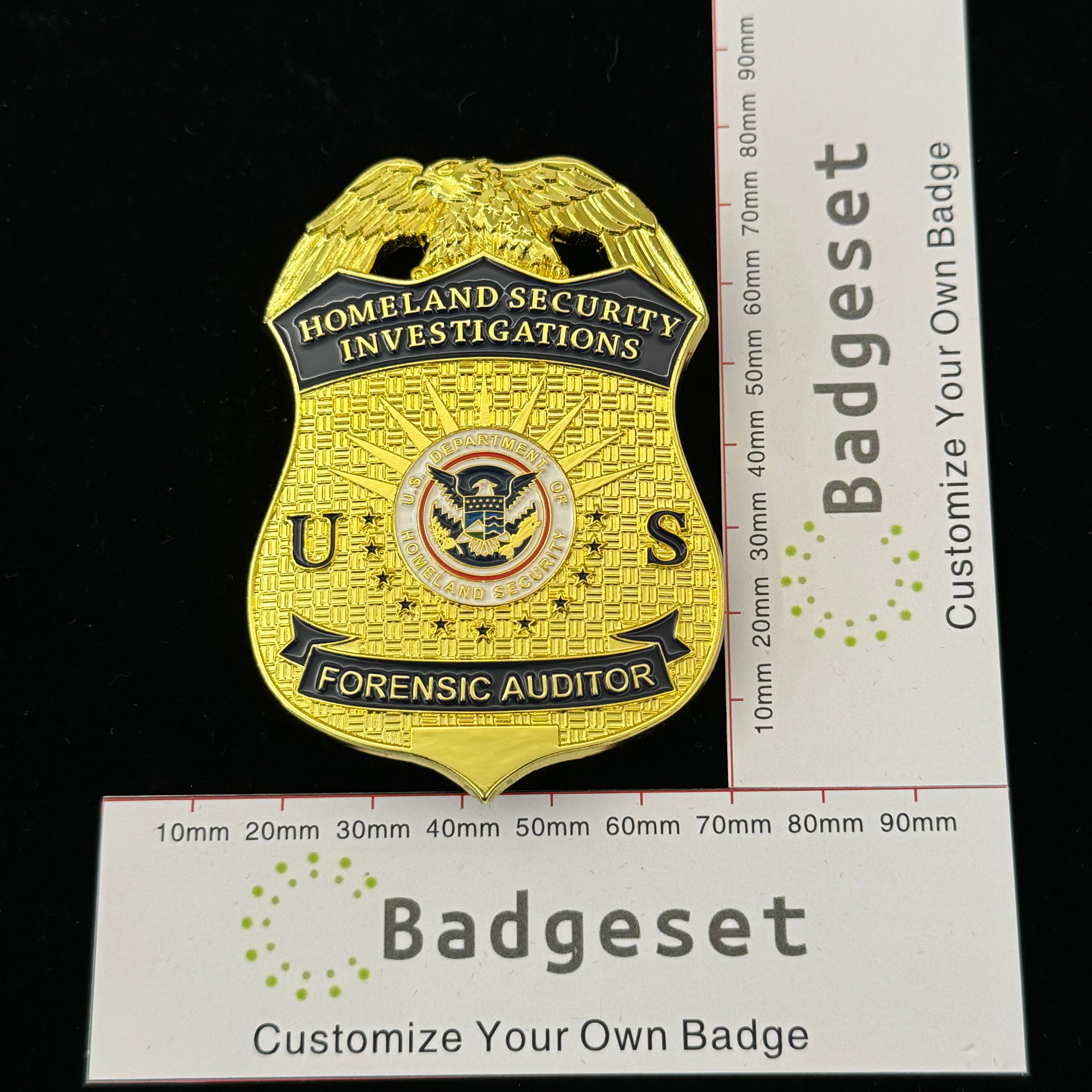 US Homeland Security Investigations Forensic Auditor HSI Replica Movie ...